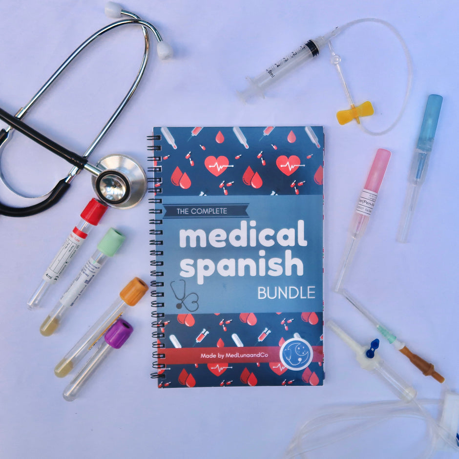 MEDICAL SPANISH BOOK – medlunaandco